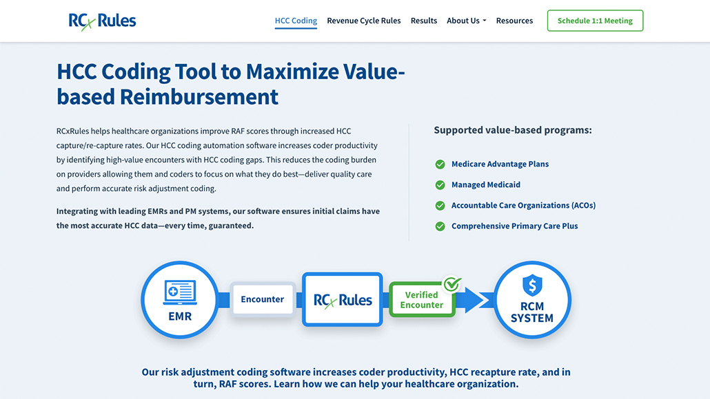 Website Re-design for an RCM Company