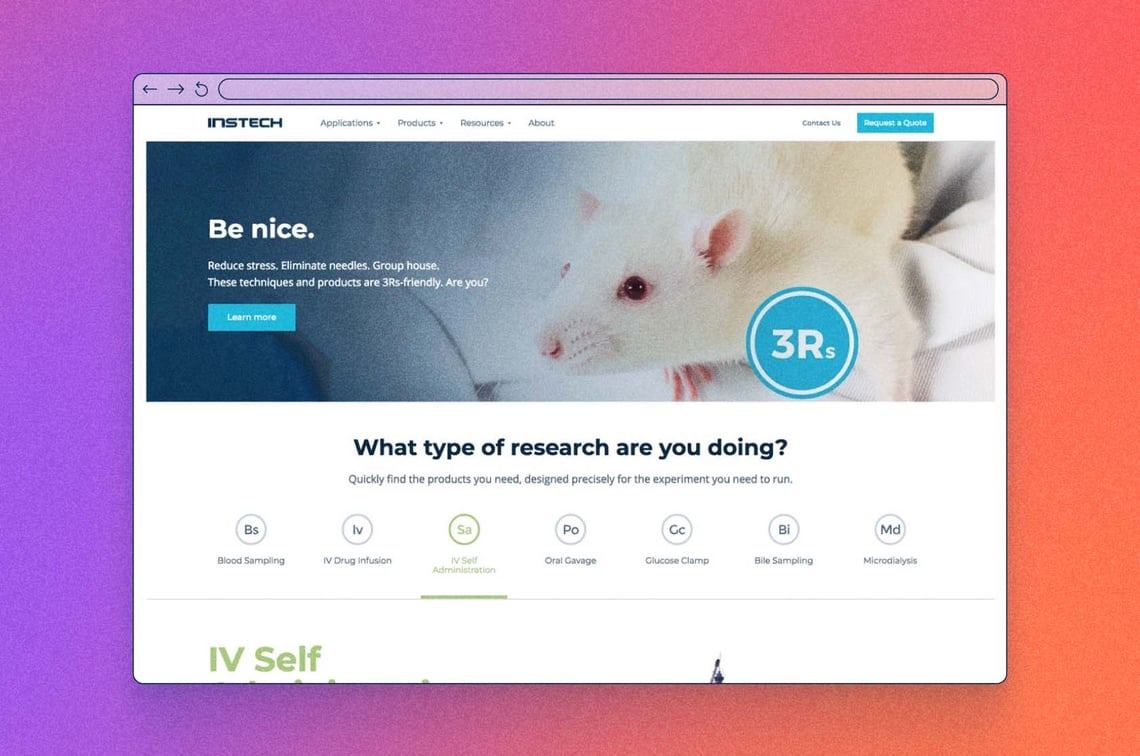 HubSpot Impact Award: CMS Website Redesign for Instech Labs