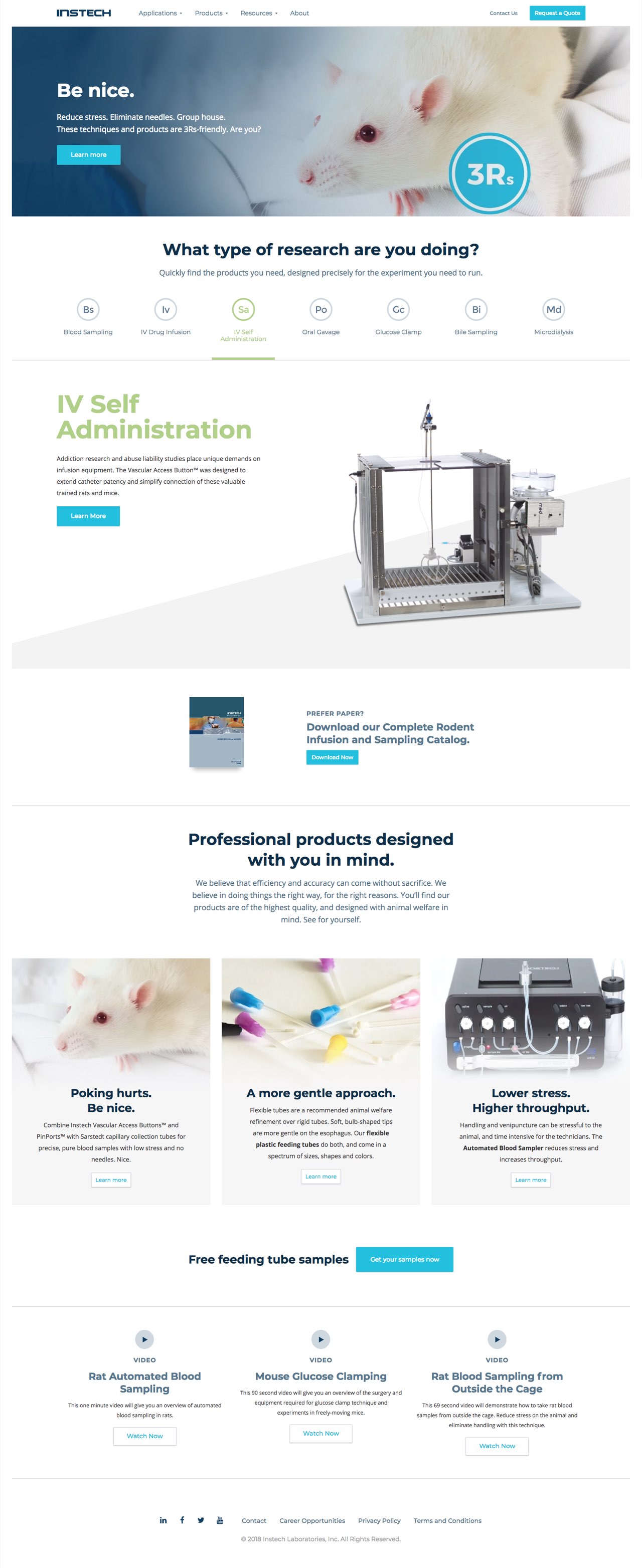 HubSpot Impact Award: CMS Website Redesign for Instech Labs