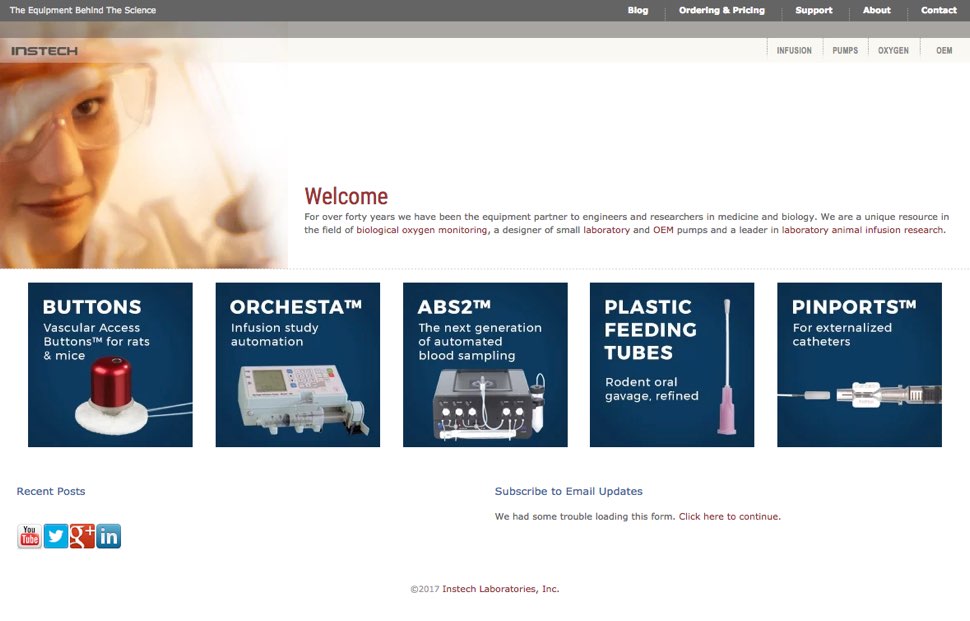 HubSpot Impact Award: CMS Website Redesign for Instech Labs