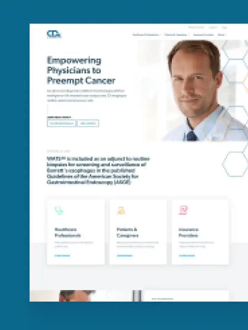 Website Design for Medical Diagnostic Platform Using HubSpot CMS Theme
