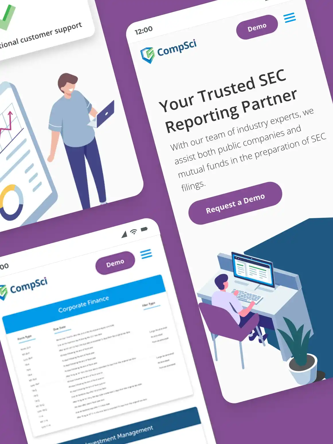 Financial Software Website Design Using HubSpot CMS Themes