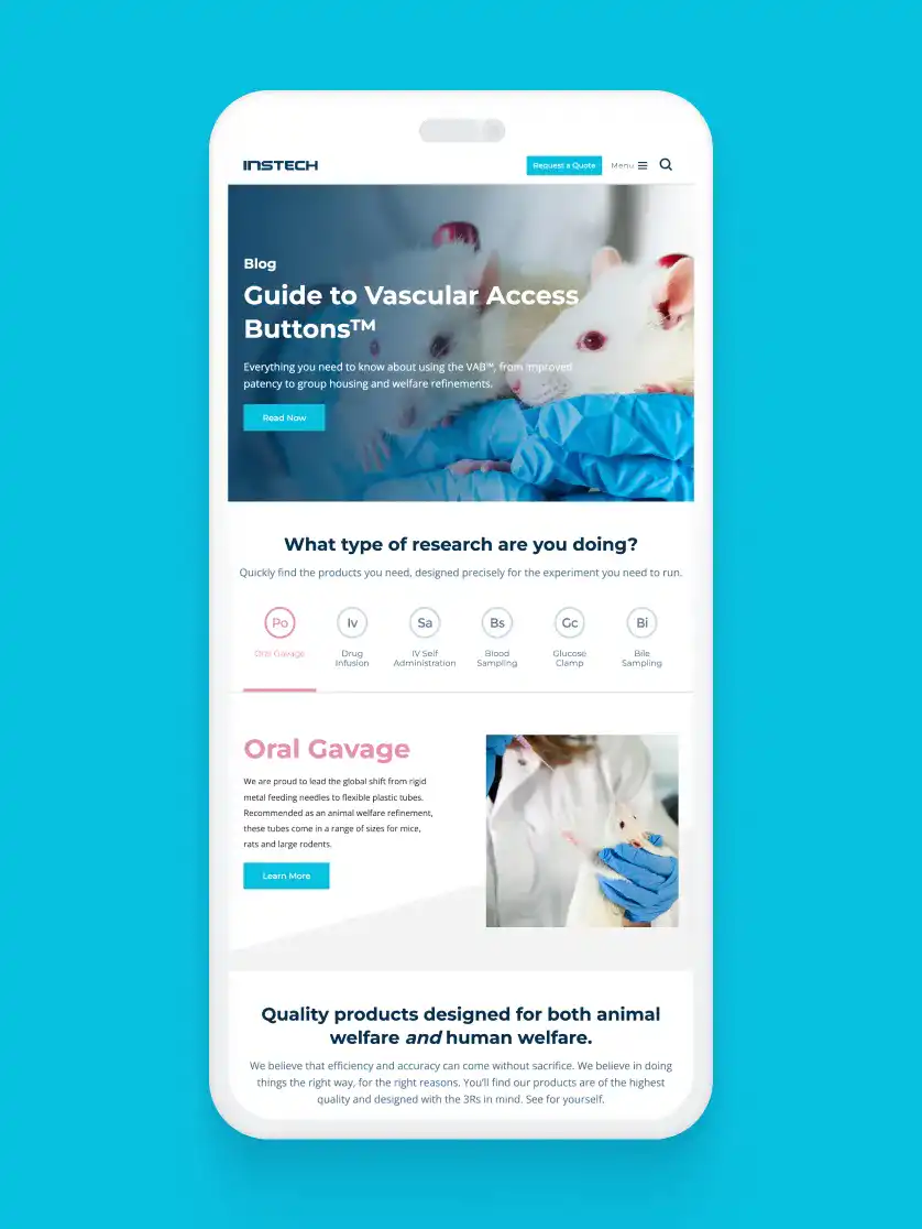 Research Lab Website Design Using HubSpot CMS Themes